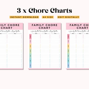 Cleaning Checklist Bundle, Weekly, Monthly, Yearly Cleaning Planner ...
