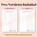 Alcohol Tracker, A5 Journal Page Printable, Printable Journal Page ...