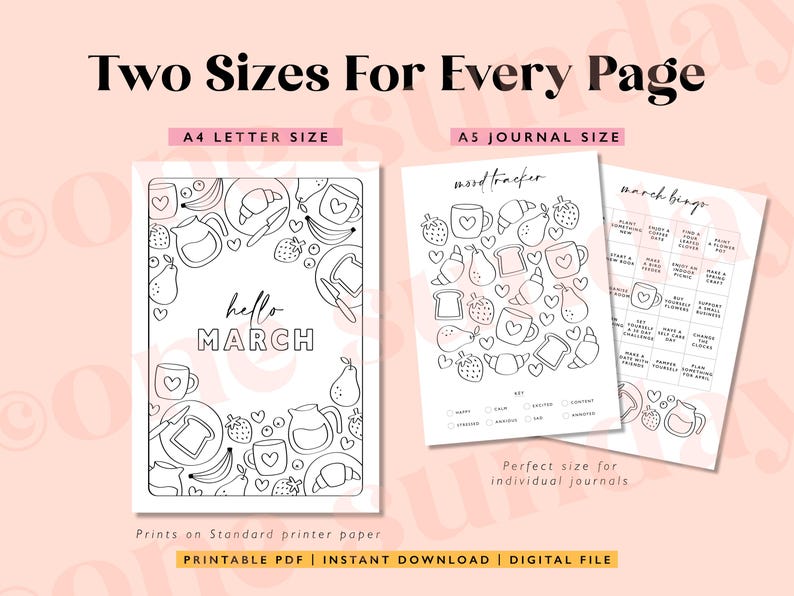 2026 BIG Journal Bundle, Printable Journal Pages, Digital Planner Pages ...