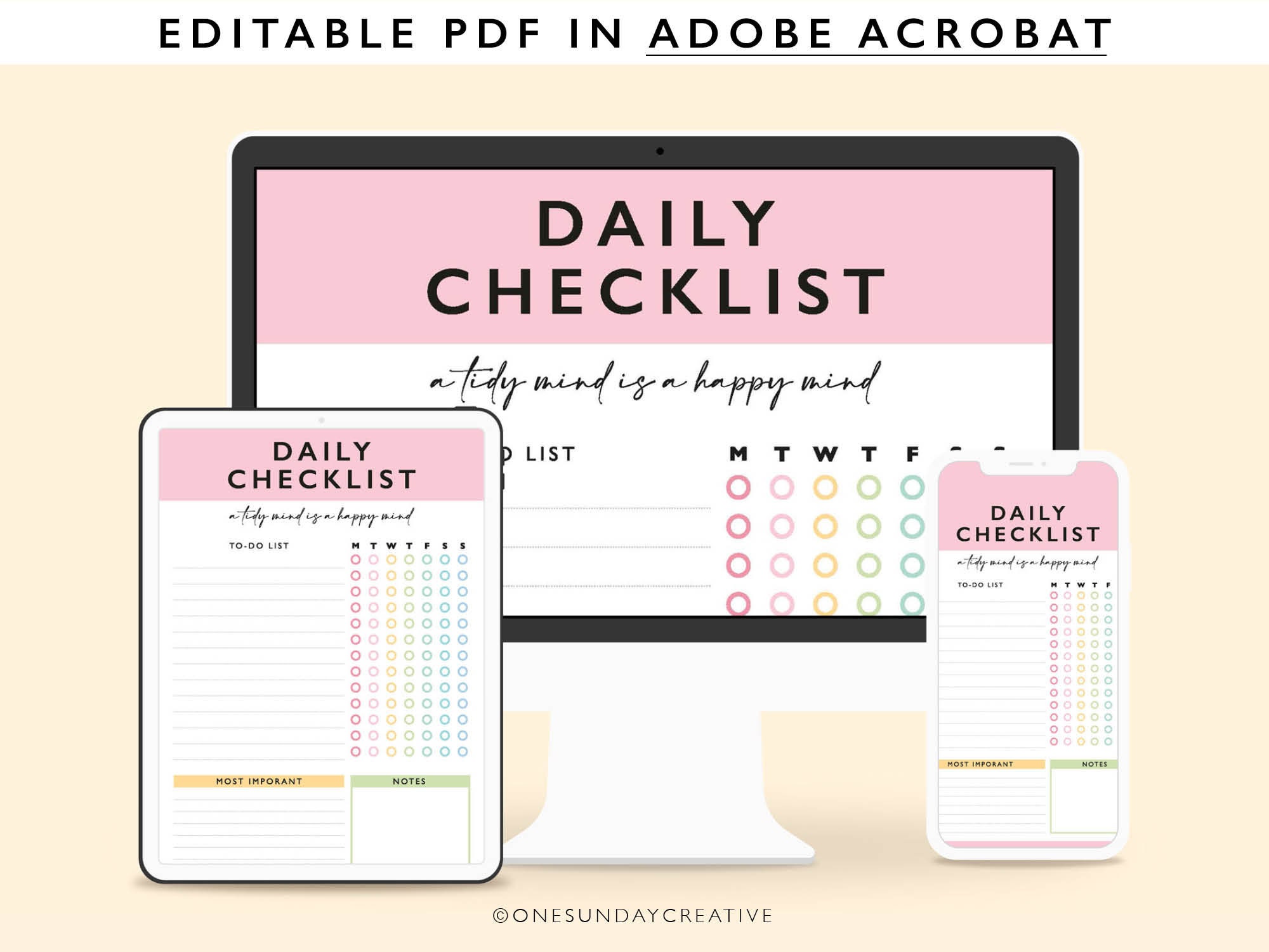 Editable Daily Cleaning Checklist Daily Cleaning Schedule - Etsy Australia