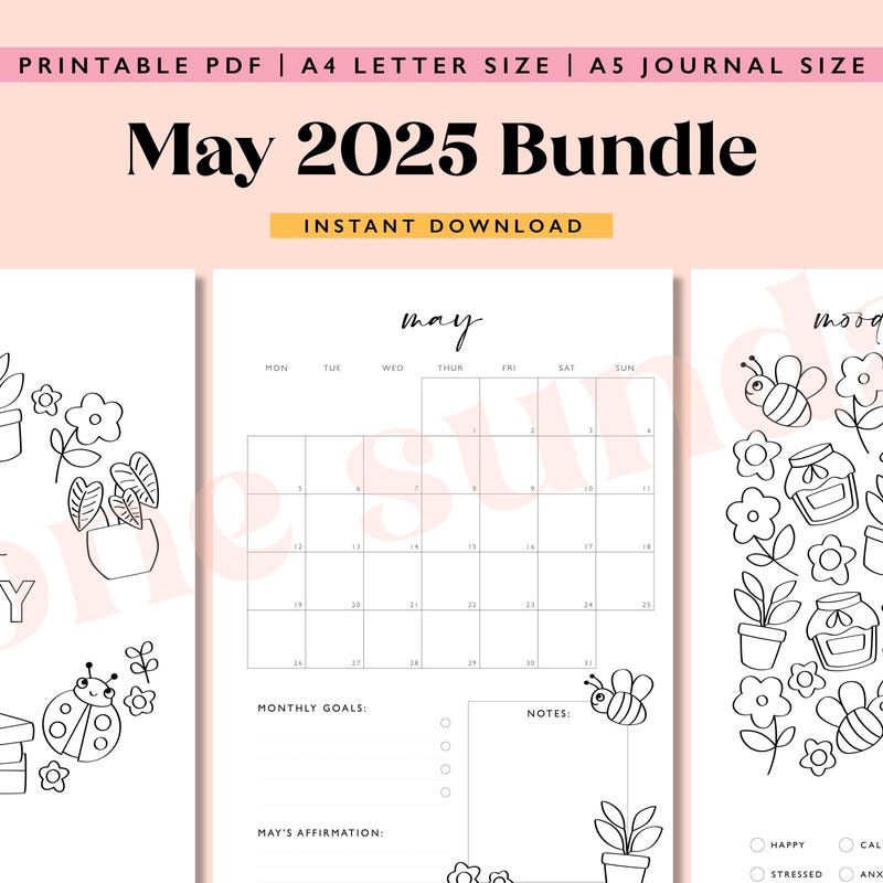 May Tracker - Etsy