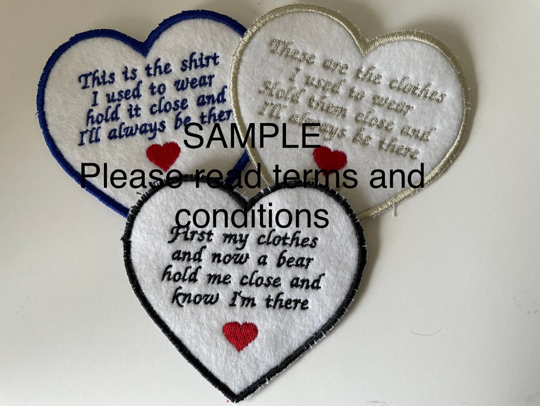 Memory Patch 3.5 " Personalised - Etsy UK