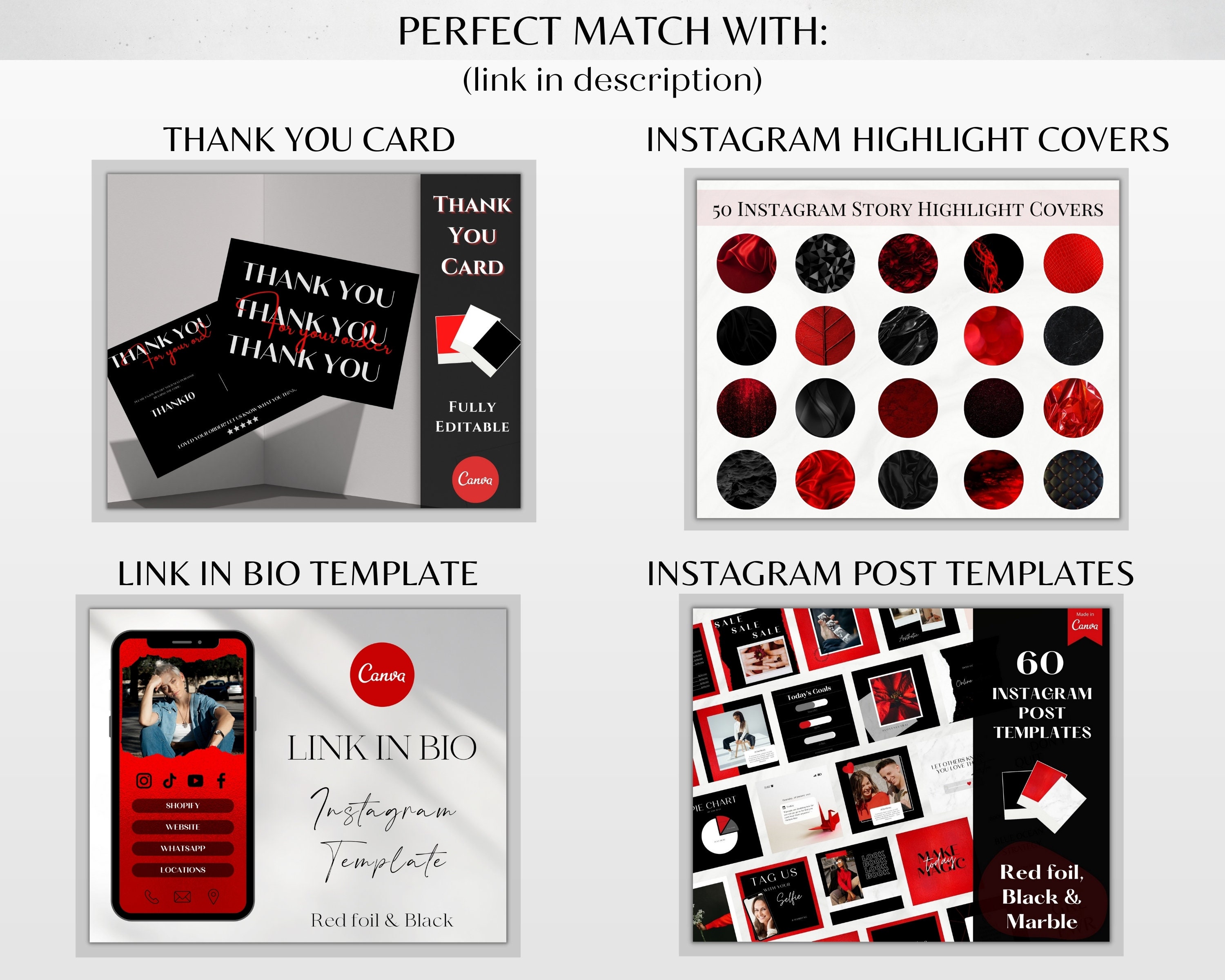 Instagram Story Templates, Red Canva Templates, Instagram Stories ...