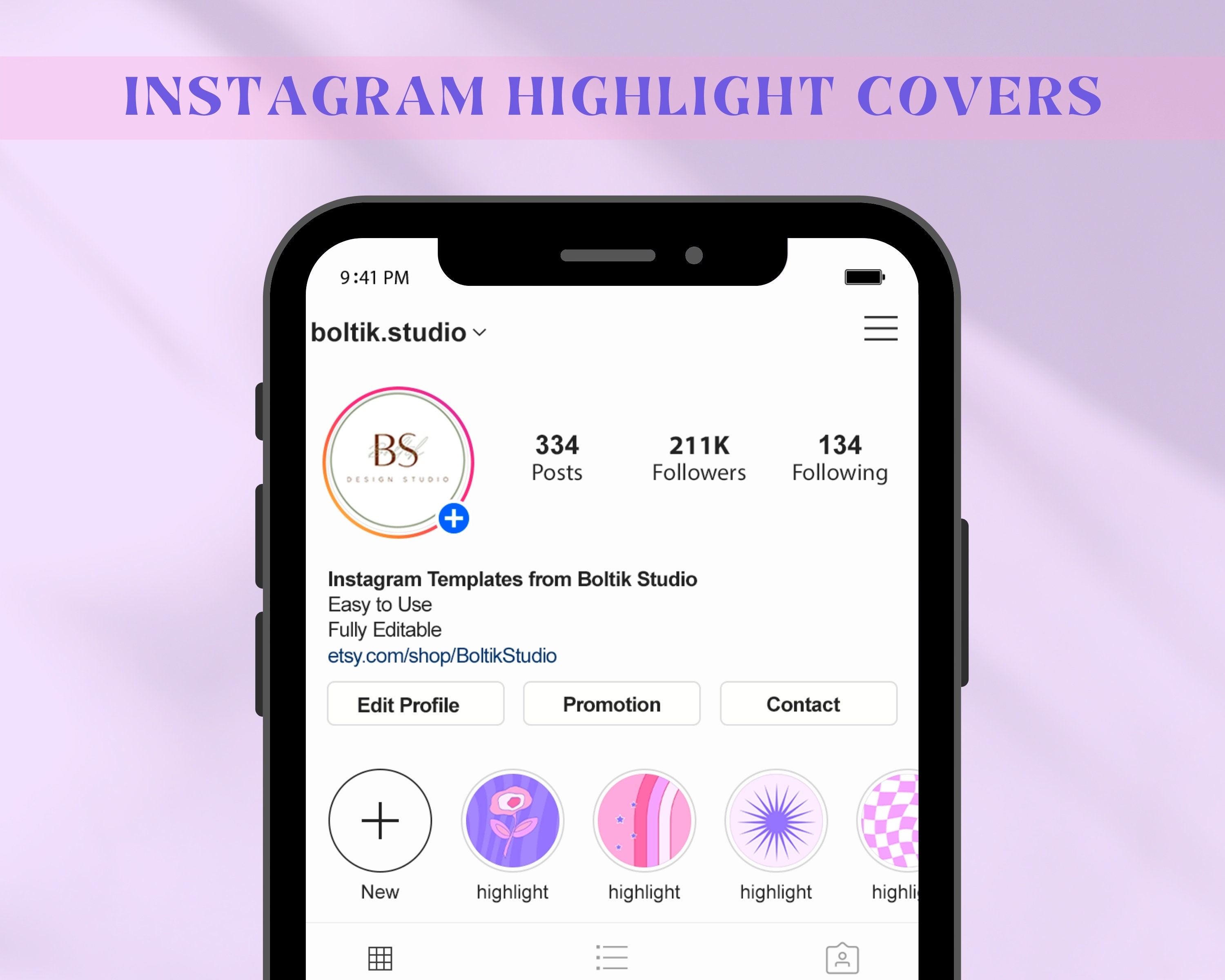Retro Instagram Highlight Covers Groovy Covers for Instagram - Etsy