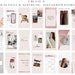 40 Pink Instagram Story Templates Instagram Feed Templates - Etsy