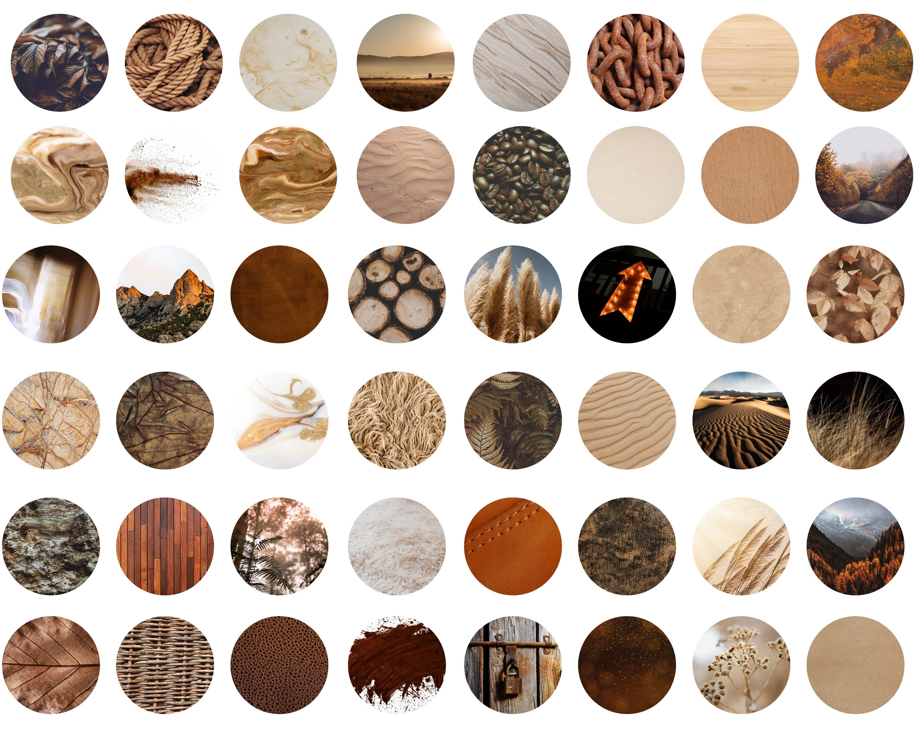 50 Instagram Highlight Covers, Rust Instagram Icons, Brown Highlights ...