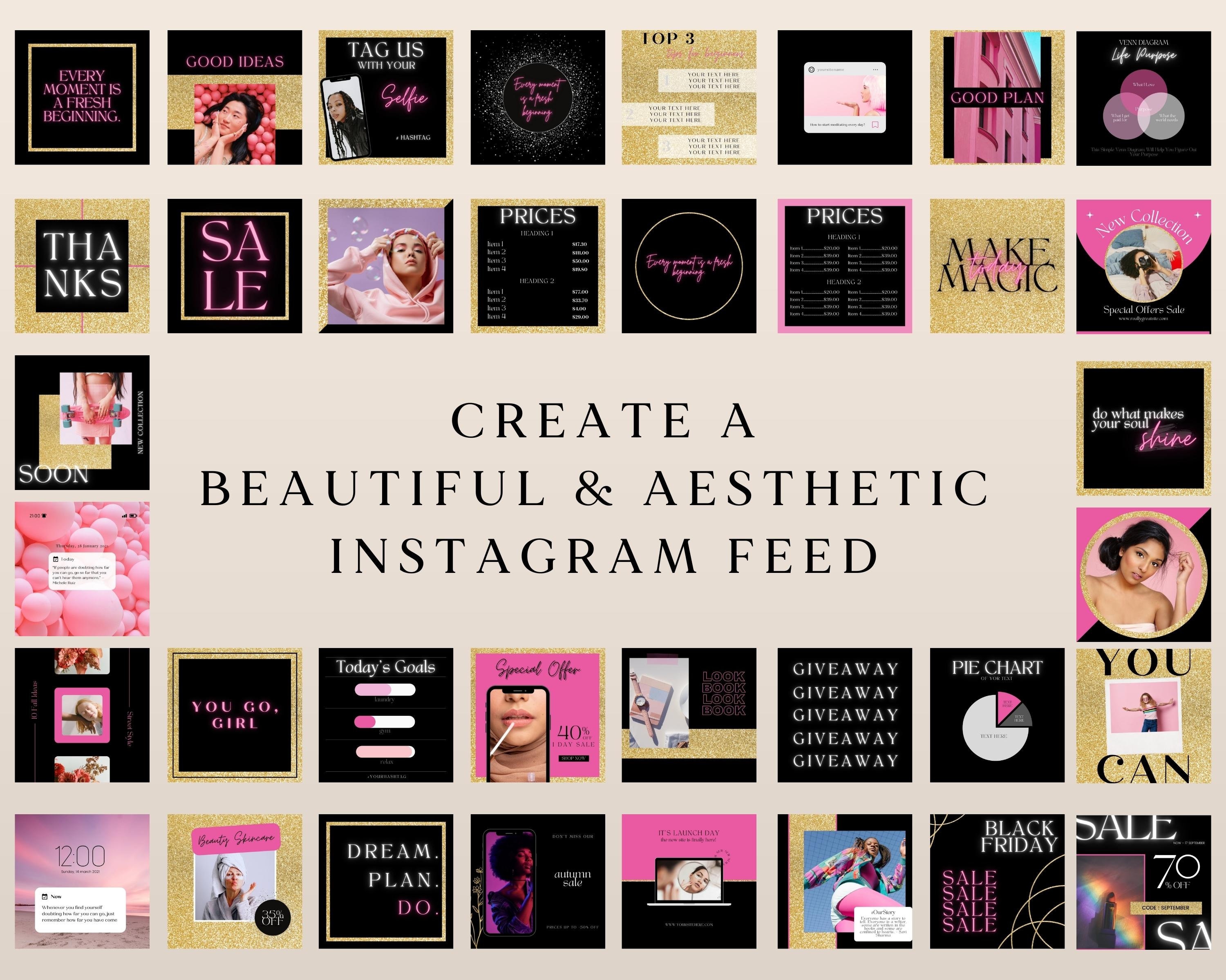 Instagram Templates Canva Instagram Post Templates for Canva | Etsy