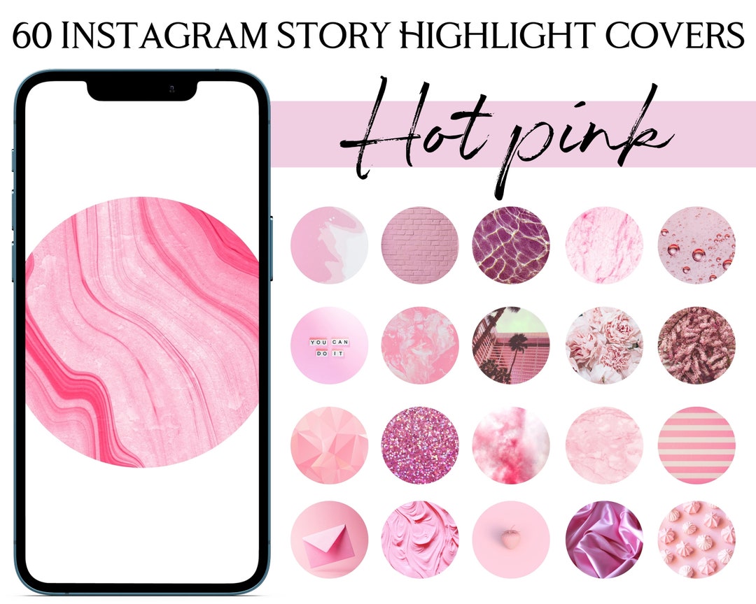Instagram Story Highlight Icons, Pink Highlights, Minimalist Instagram ...