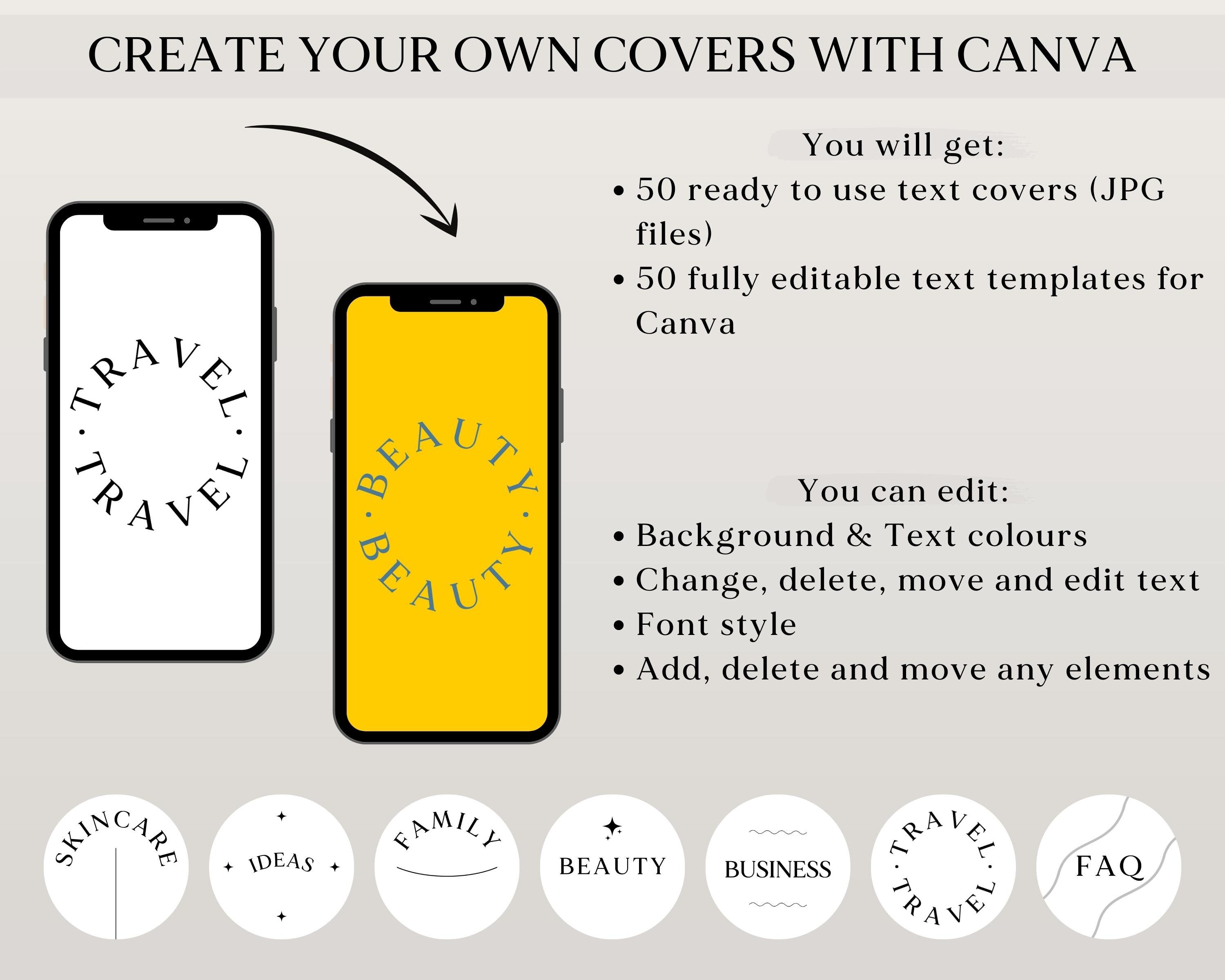Instagram Highlight Covers White Covers for Instagram - Etsy