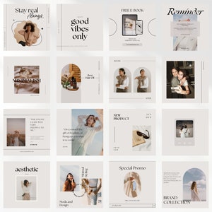Minimalist Instagram Post Templates, Coach Canva Templates, Spiritual ...