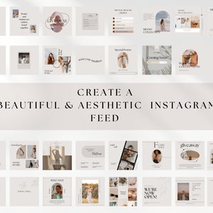 Minimalist Instagram Post Templates, Coach Canva Templates, Spiritual ...