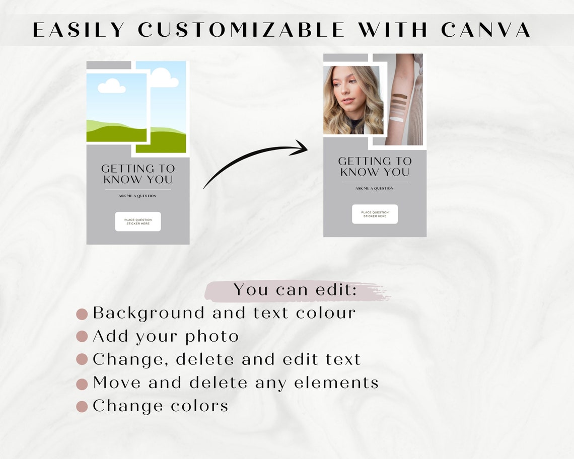 Gray Instagram Story Template Instagram Feed Instagram | Etsy