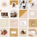 Editable Instagram Templates, Boho Instagram Post Templates for Canva ...