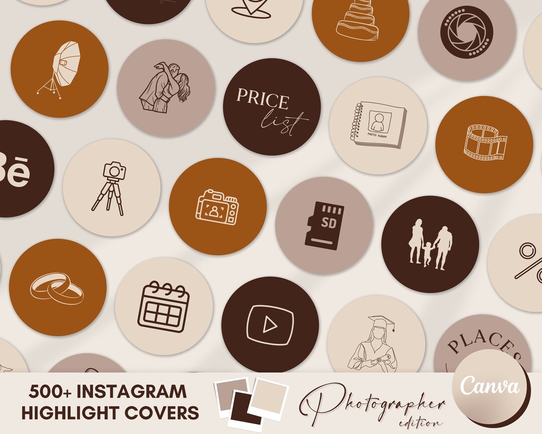 Photography Instagram Highlight Covers, Photography Instagram Icons ...