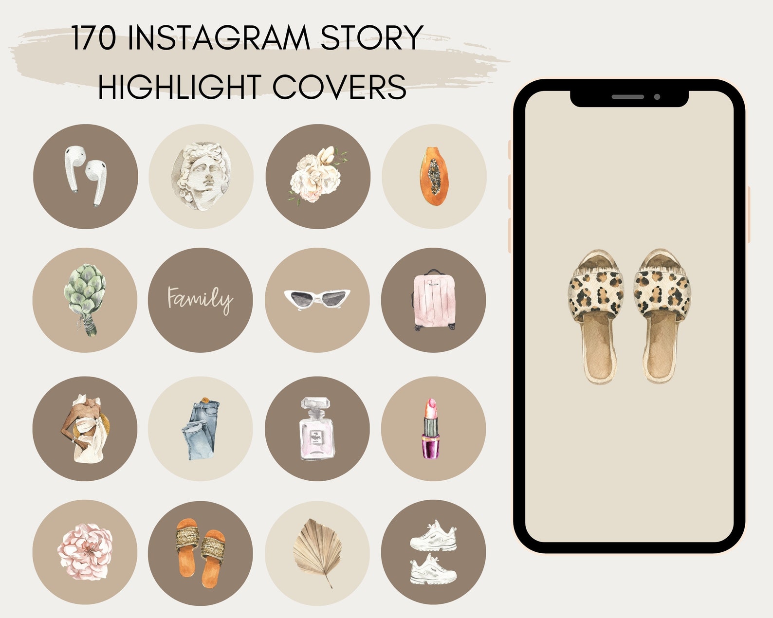 Instagram Story Covers, Instagram Highlight Covers, Lifestyle Story ...