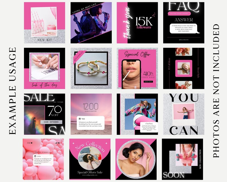 Instagram Templates Canva Instagram Post Templates for Canva - Etsy