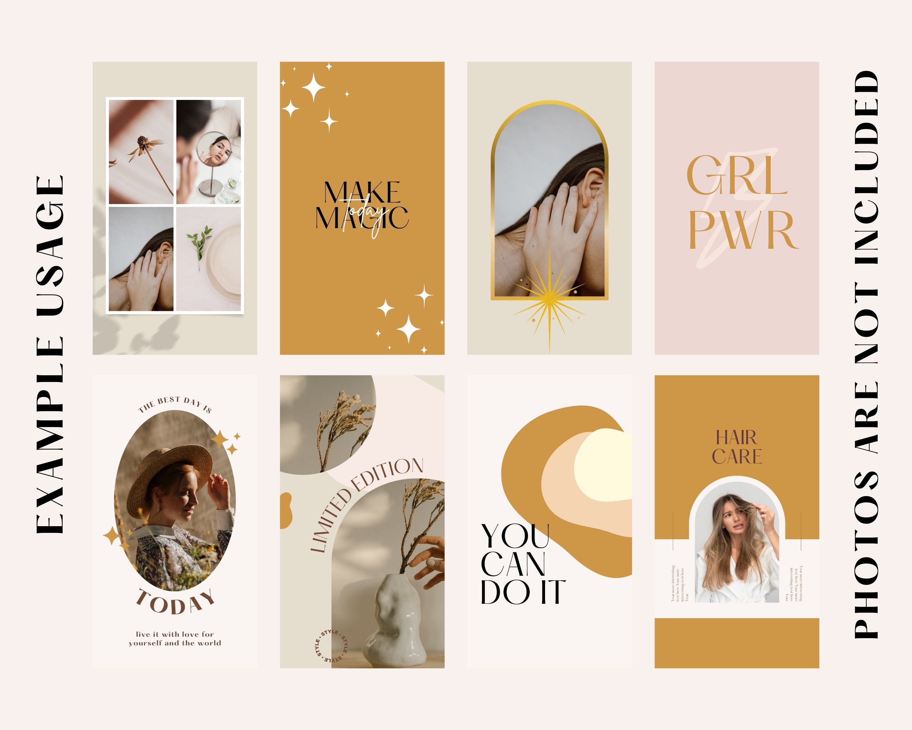 Instagram Story Templates Boho Instagram Templates Bright | Etsy