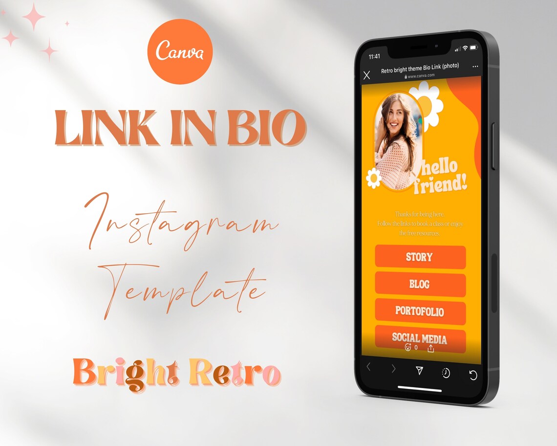 Link in Bio Template, Instagram Landing Page, Instagram Bio Link, Mini ...