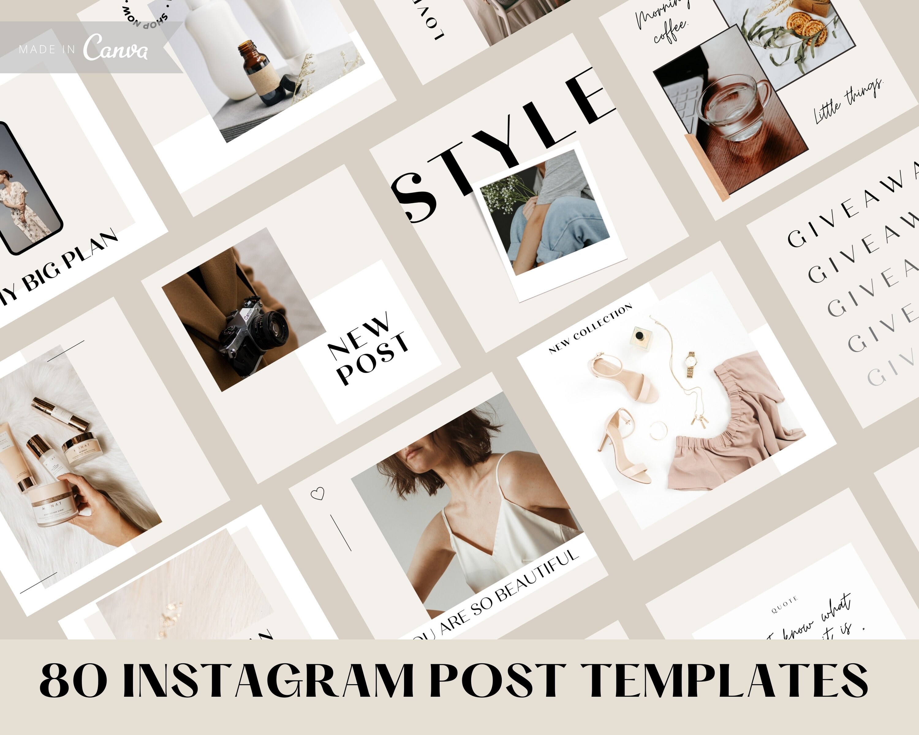 Instagram Post Template Canva Instagram Feed Engagement Post | Etsy