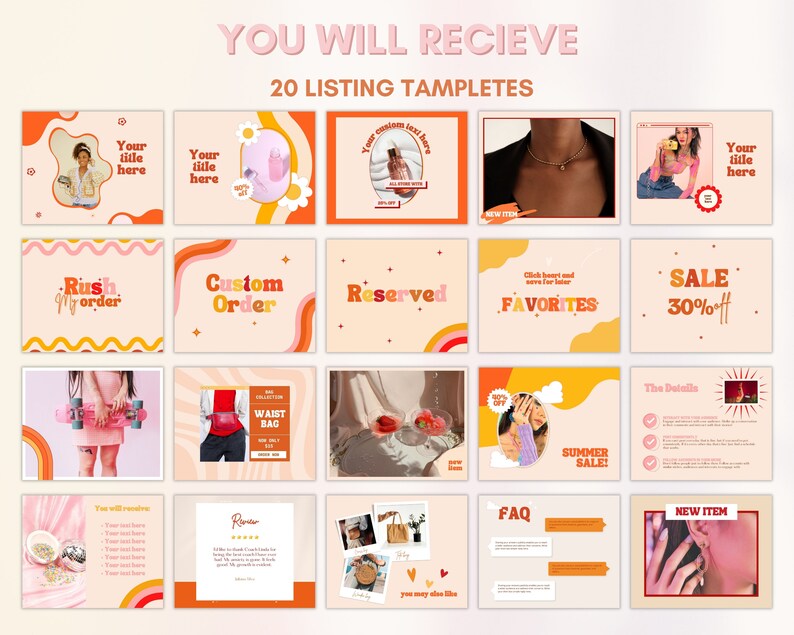 Etsy Shop Banner Kit Etsy Shop Bundle Etsy Banner Canva - Etsy