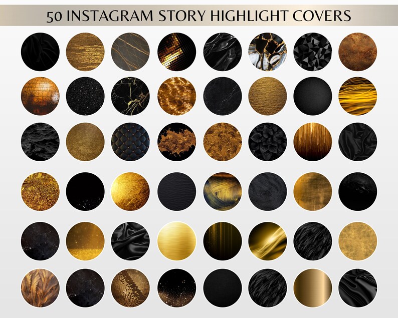 Editable Instagram Template Pack Gold Instagram Stories - Etsy