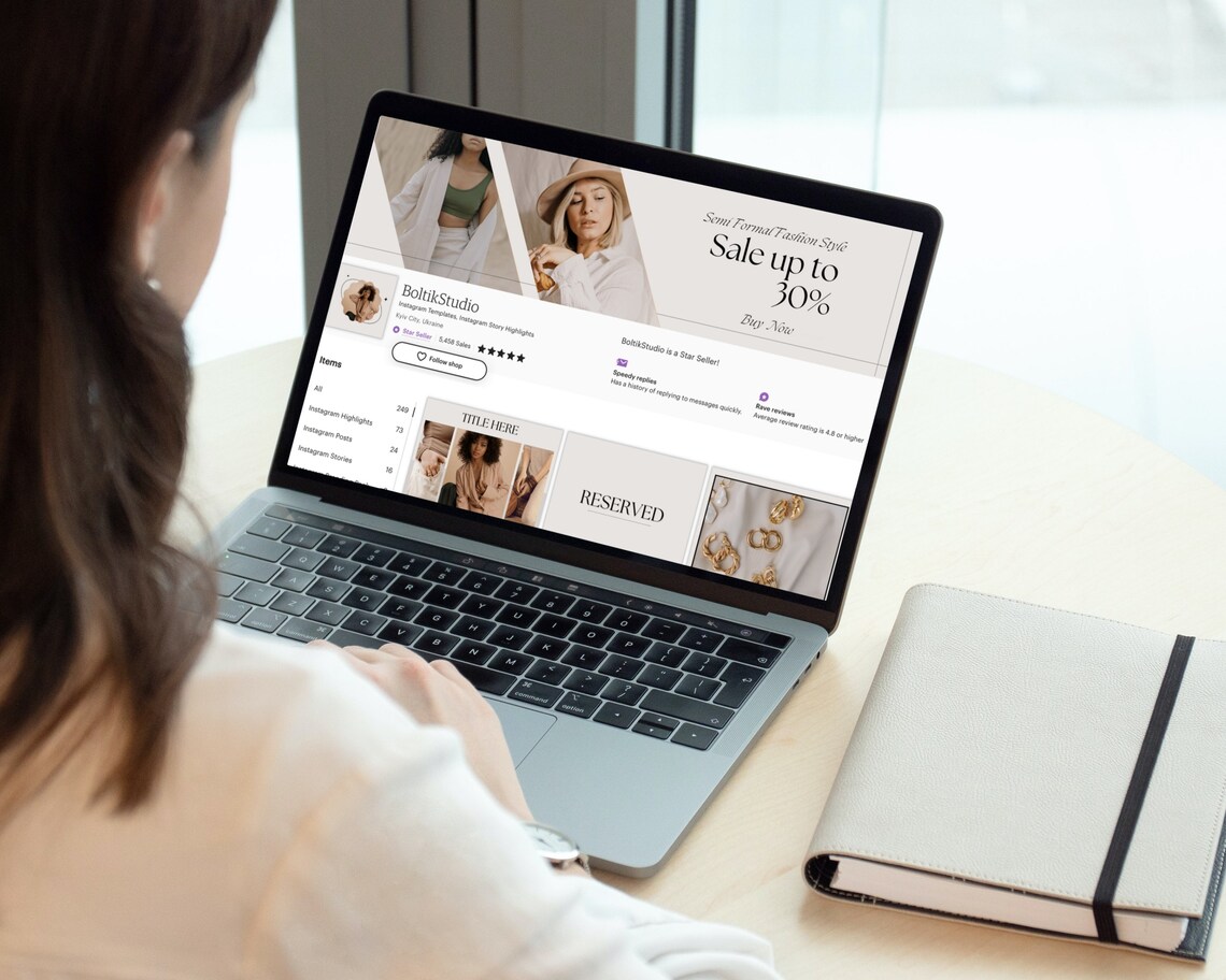 Etsy Shop Banner Kit Etsy Shop Bundle Etsy Banner Canva - Etsy