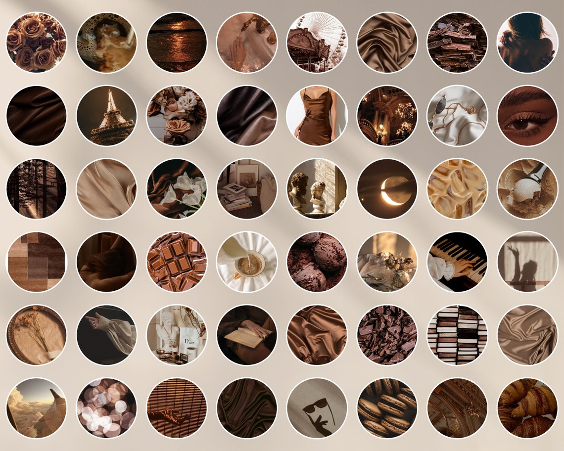 50 Brown Instagram Highlight Covers Instagram Story Highlight - Etsy