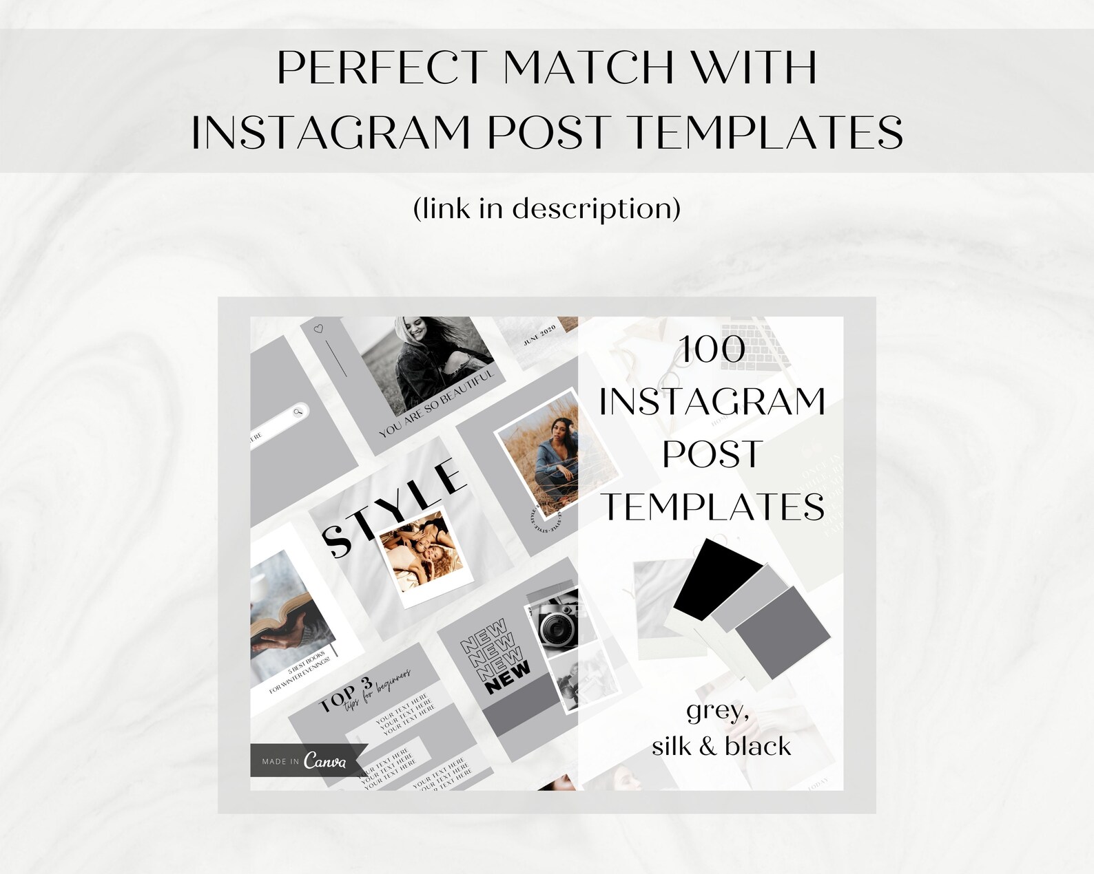 Gray Instagram Story Template, Instagram Feed, Instagram Stories ...