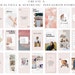 40 Pink Instagram Story Templates Instagram Feed Templates - Etsy