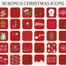 Christmas App Icons iPhone Ios 14 App Icons Christmas - Etsy