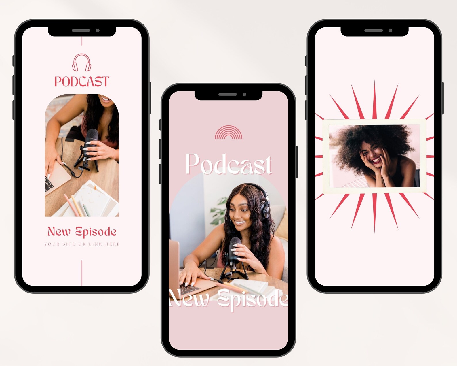 Pink Instagram Story Templates Instagram Stories Canva - Etsy