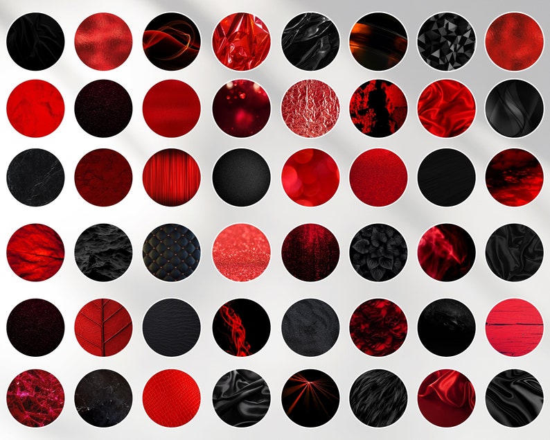 Instagram Story Highlight Covers Red Highlights Glitter - Etsy