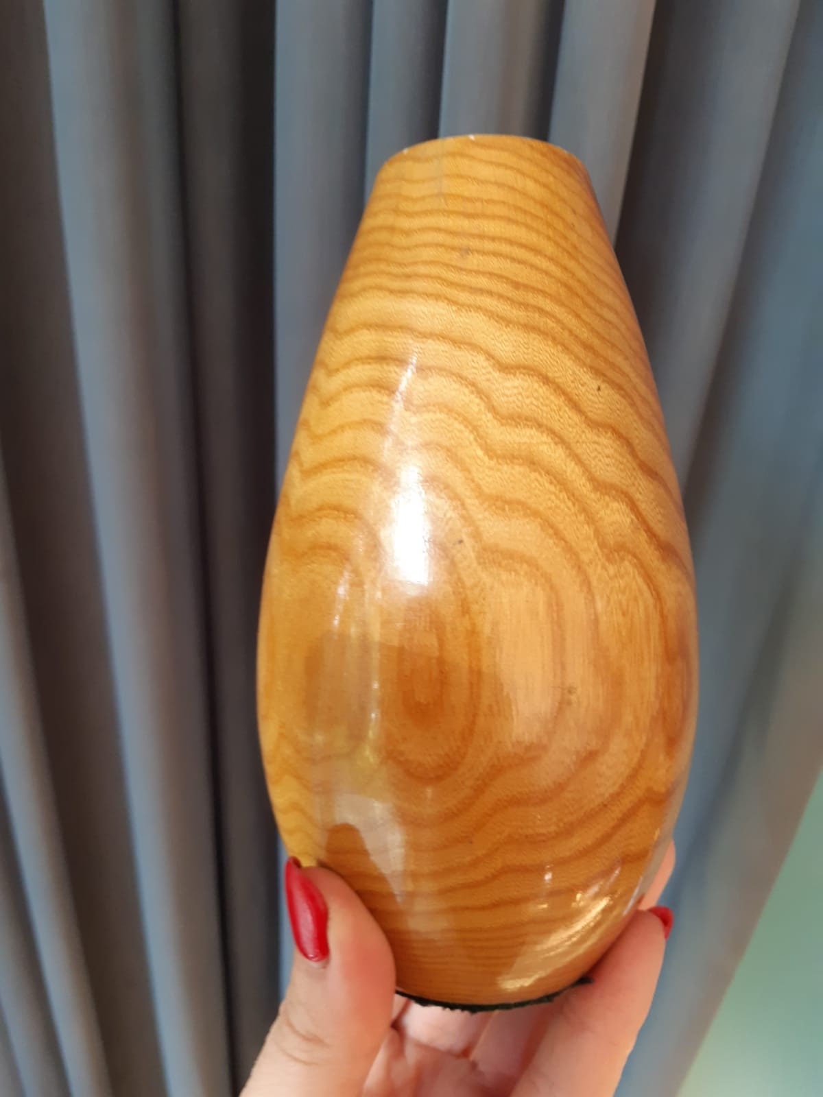 Vintage Wooden Vase Hand Turned Vase Home Decor Wooden - Etsy