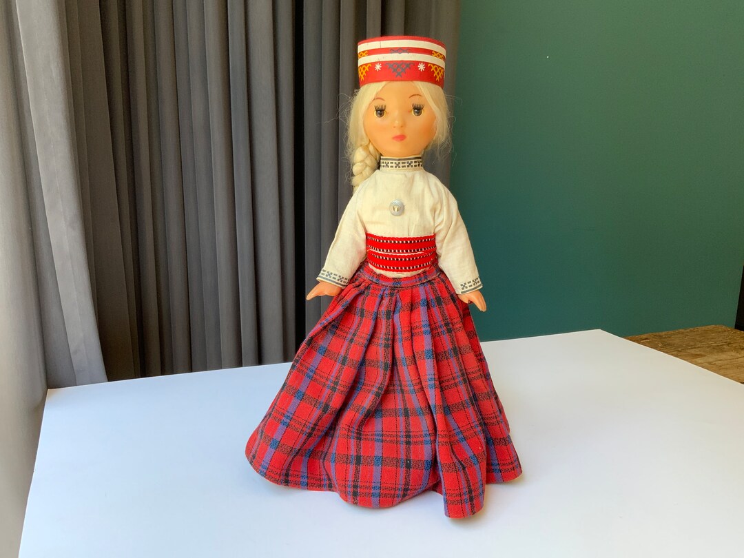 Vintage Latvian Traditional Doll Baiba Vintage Doll Latvian Traditional Doll Made In Ussr In