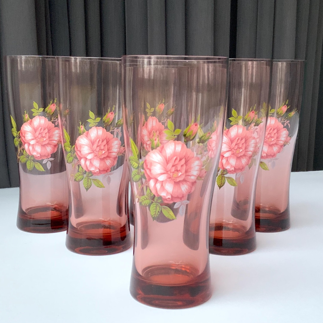 NEW Set of 6 Vintage Juice-water Glasses, Tableware, Glasses, Tumblers ...