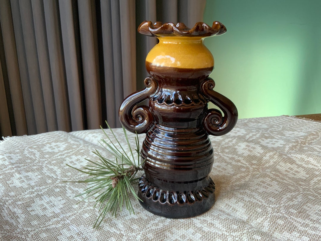 Candlestick - Vase Latvian Vintage, Ceramic Vase, Vintage Home ...