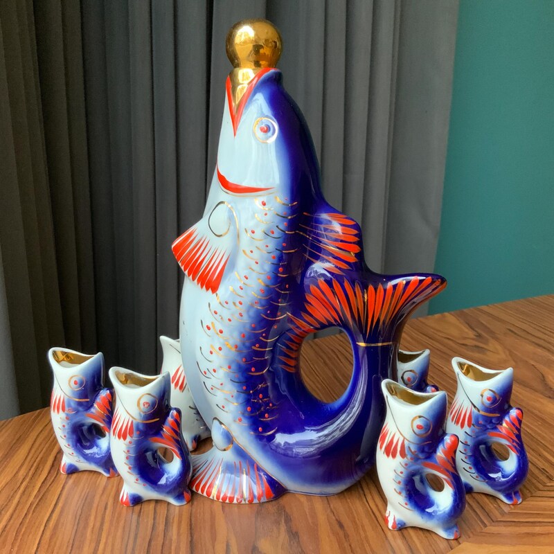 Fish Pitcher - Etsy UK