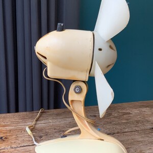 Loft Style, Vintage 1960s Desk Table Fan Ventilator Blower Plastic ...