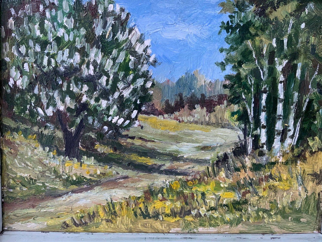 Chestnuts Bloom Oil Painting: Original Fine Art, Home Decor - Etsy