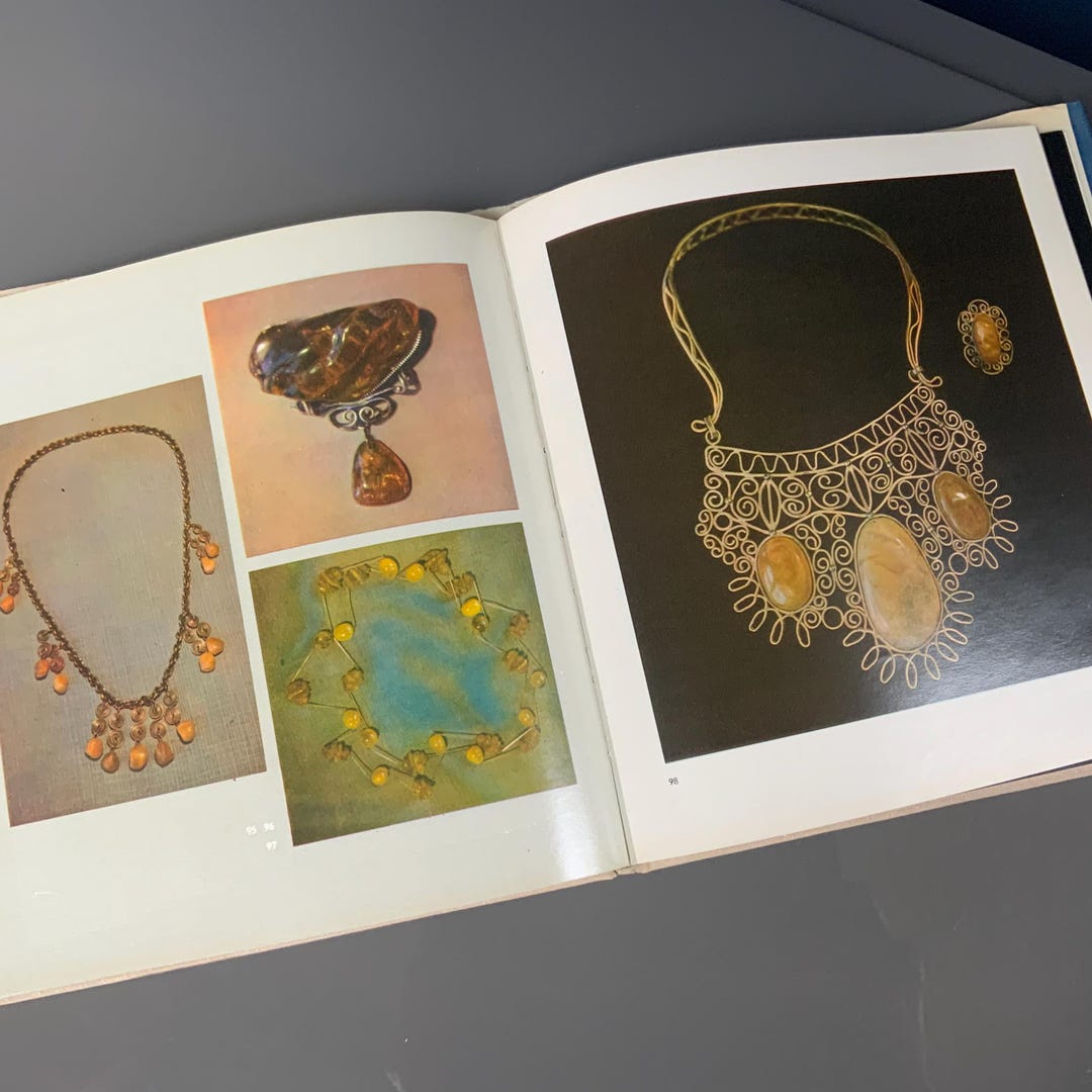 Vintage Baltic Amber Art & History Book: Jewelry Making, 1979 - Etsy
