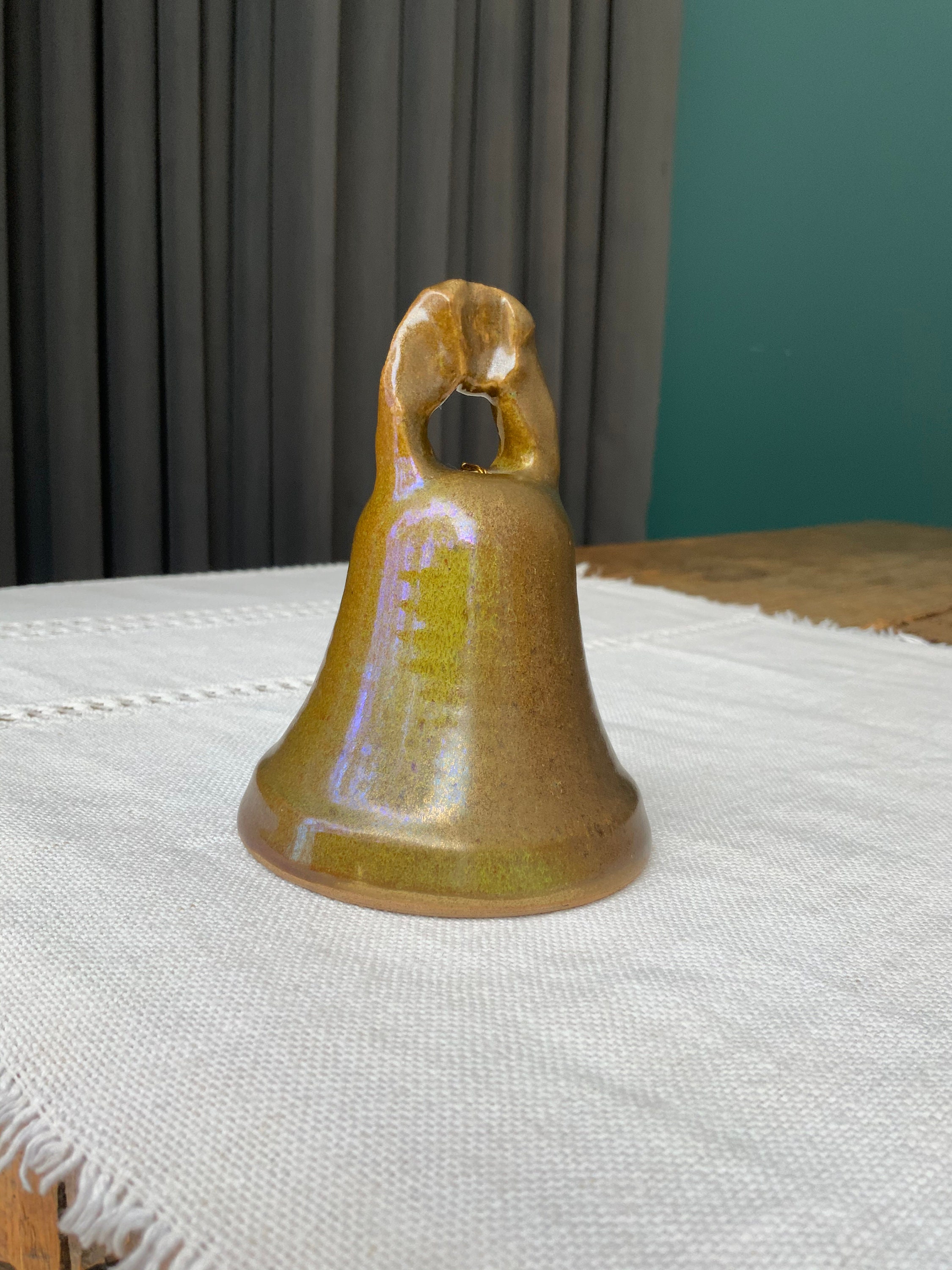 Handmade Clay bell glaze ceramic bell Hanging Clay Bell | Etsy