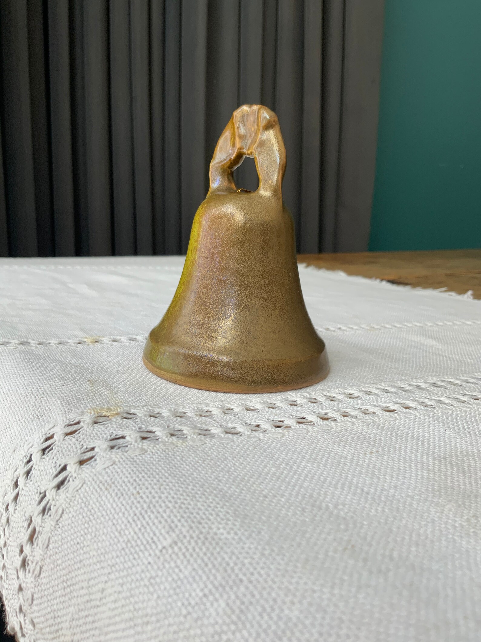 Handmade Clay bell glaze ceramic bell Hanging Clay Bell | Etsy