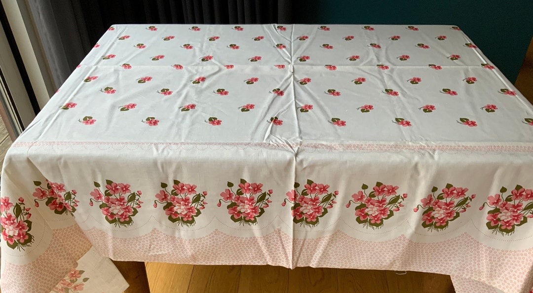 DIY Vintage Cotton Fabric, Tissue Multi-color, Table Cloth, Soviet ...