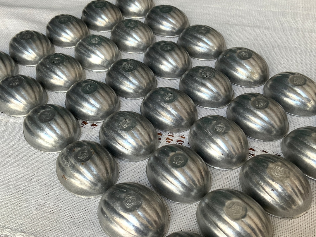 30x Nuts Baking Forms, Vintage Aluminum Nuts Cookie Molds, Biscuit ...