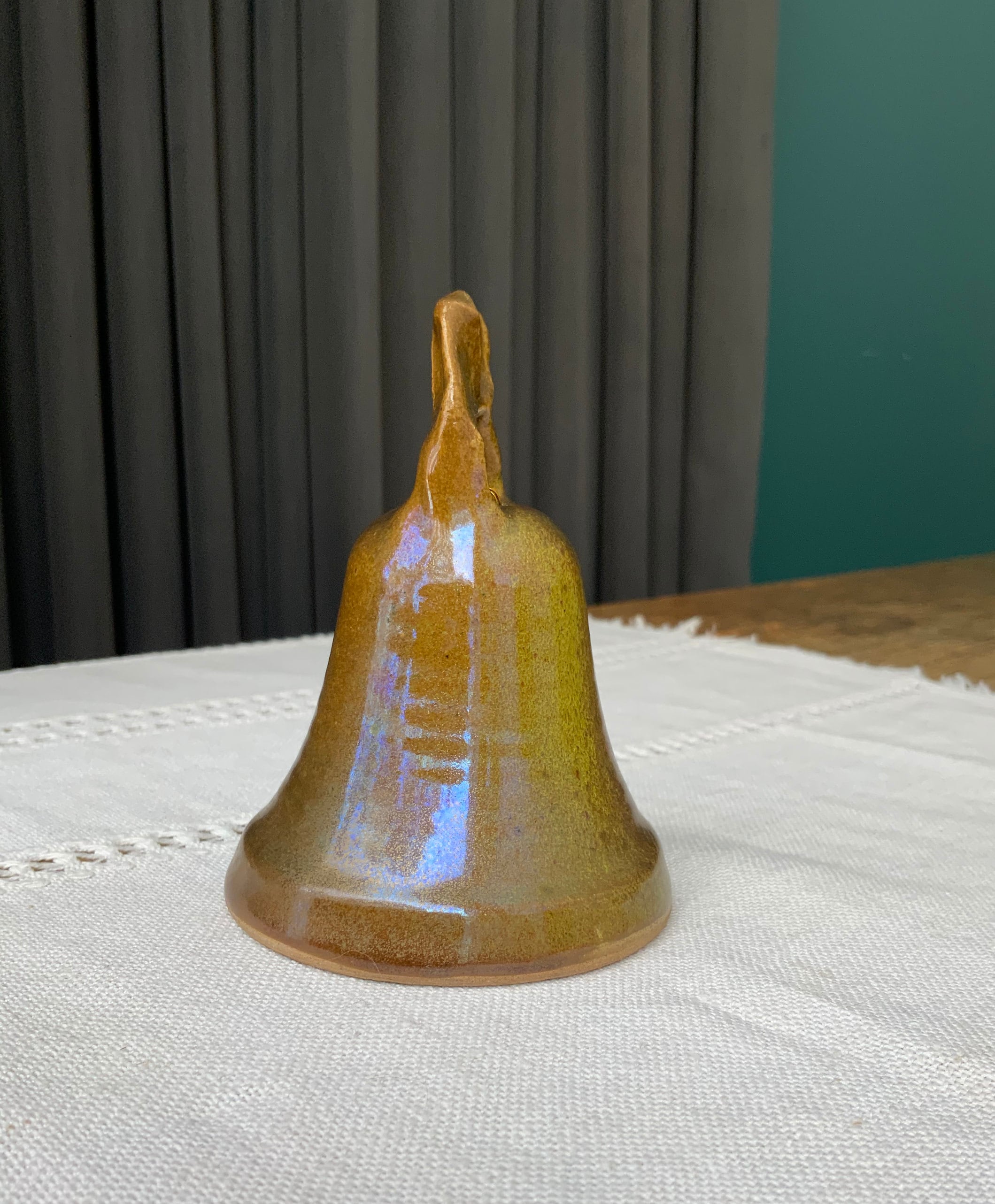 Handmade Clay bell glaze ceramic bell Hanging Clay Bell | Etsy
