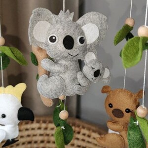 Australian Baby Mobile Australian Animals Baby Mobile Koala Baby Mobile ...