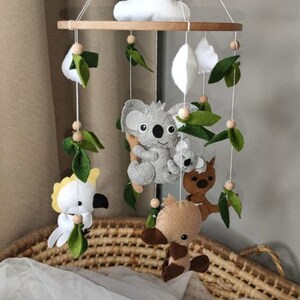 Australian Baby Mobile Australian Animals Baby Mobile Koala Baby Mobile ...