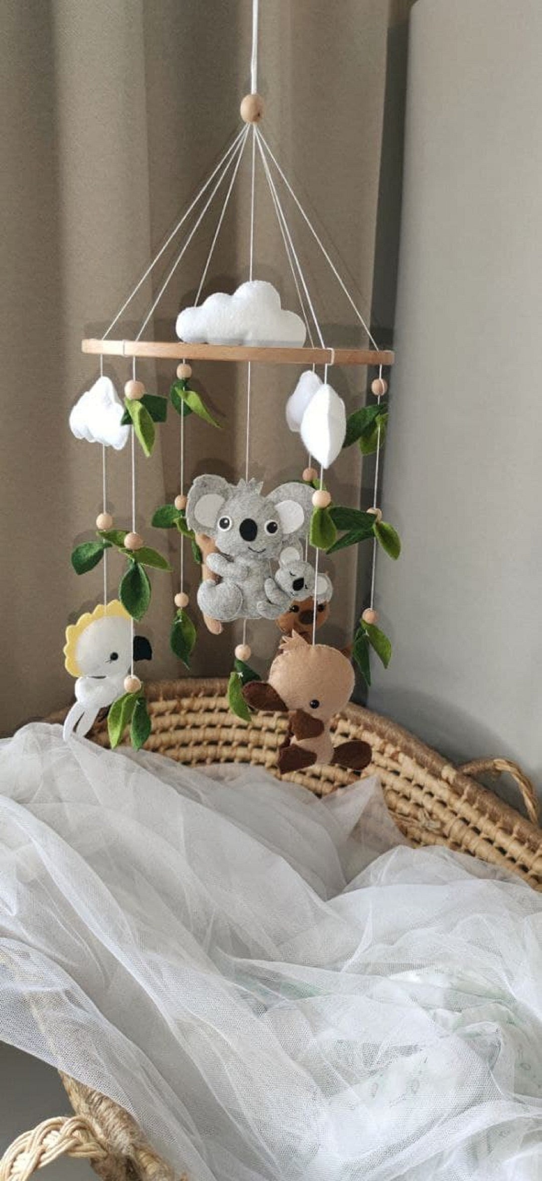 Australian Baby Mobile Australian Animals Baby Mobile Koala Baby Mobile ...