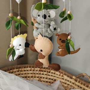 Australian Baby Mobile Australian Animals Baby Mobile Koala Baby Mobile ...