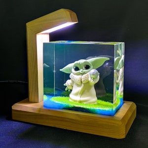 Super Hero Night Lamp Smaller Version + Gift, Epoxy Lamp, Resin Lamp ...